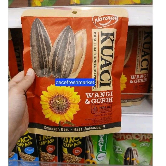 Jual Jual snack kuaci biji bunga matahari wangi dan gurih naraya pack ...