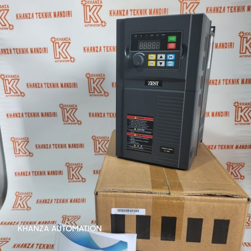 Jual INVERTER VFD ZEST 1 PHASE 220v TO 3 PHASE 380v 7.5kw / 10hp | Shopee Indonesia