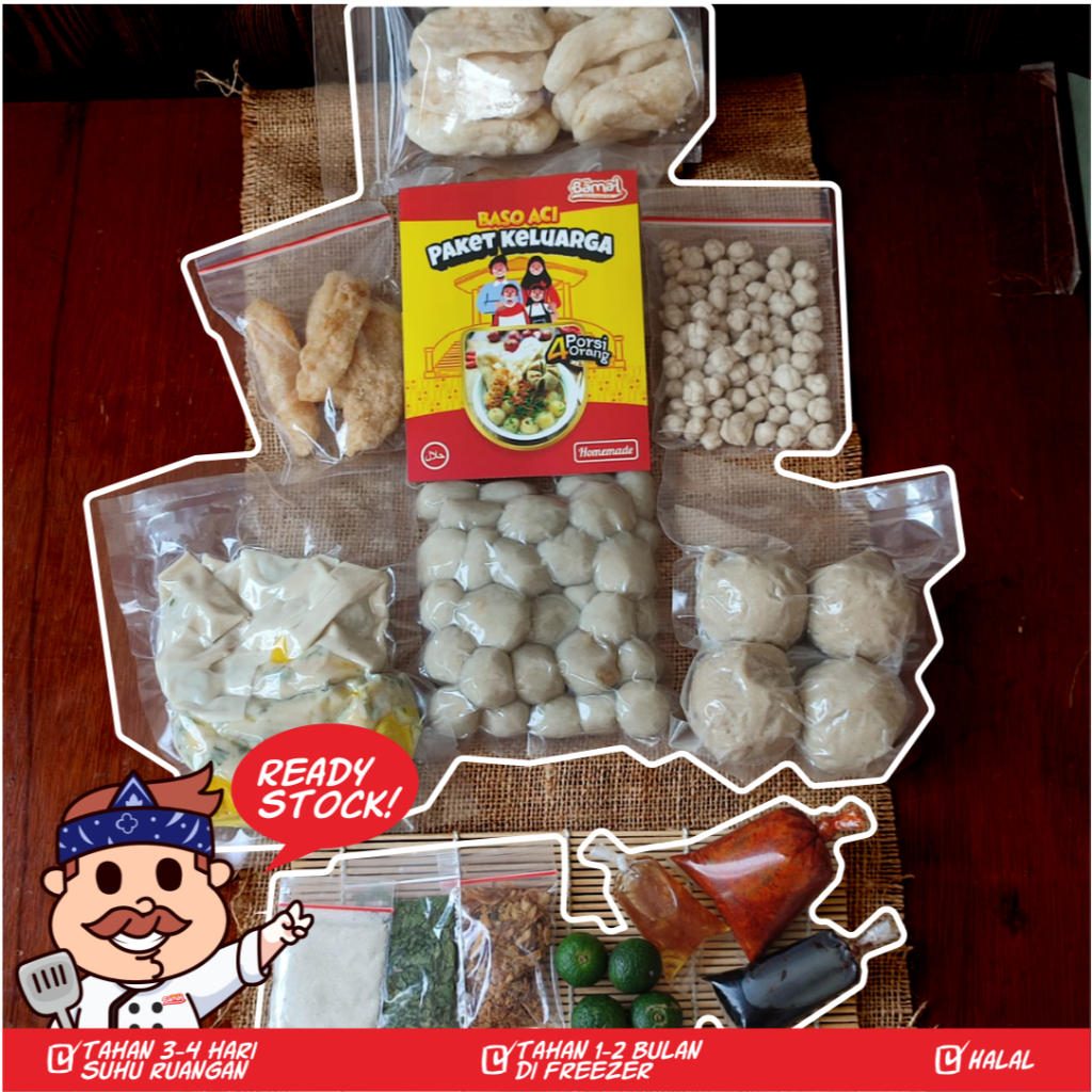 Jual PAKET KELUARGA (Baso Aci, Bakso Daging, Bakso Tahu, Siomay ...