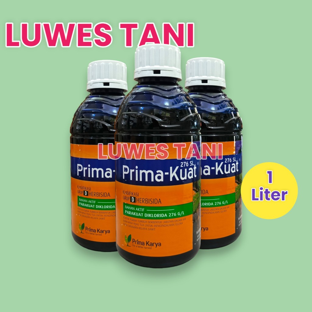Jual Herbisida Prima kuat 276 SL 1 Liter Primakuat pembasmi Rumput Liar ...