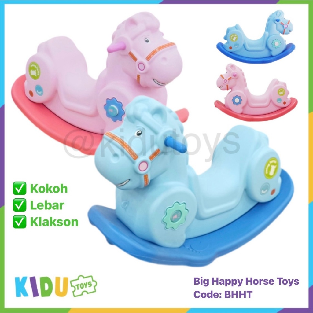 Jual Mainan Kuda Jungkat Jungkit Big Happy Horse Kidu Baby | Shopee ...