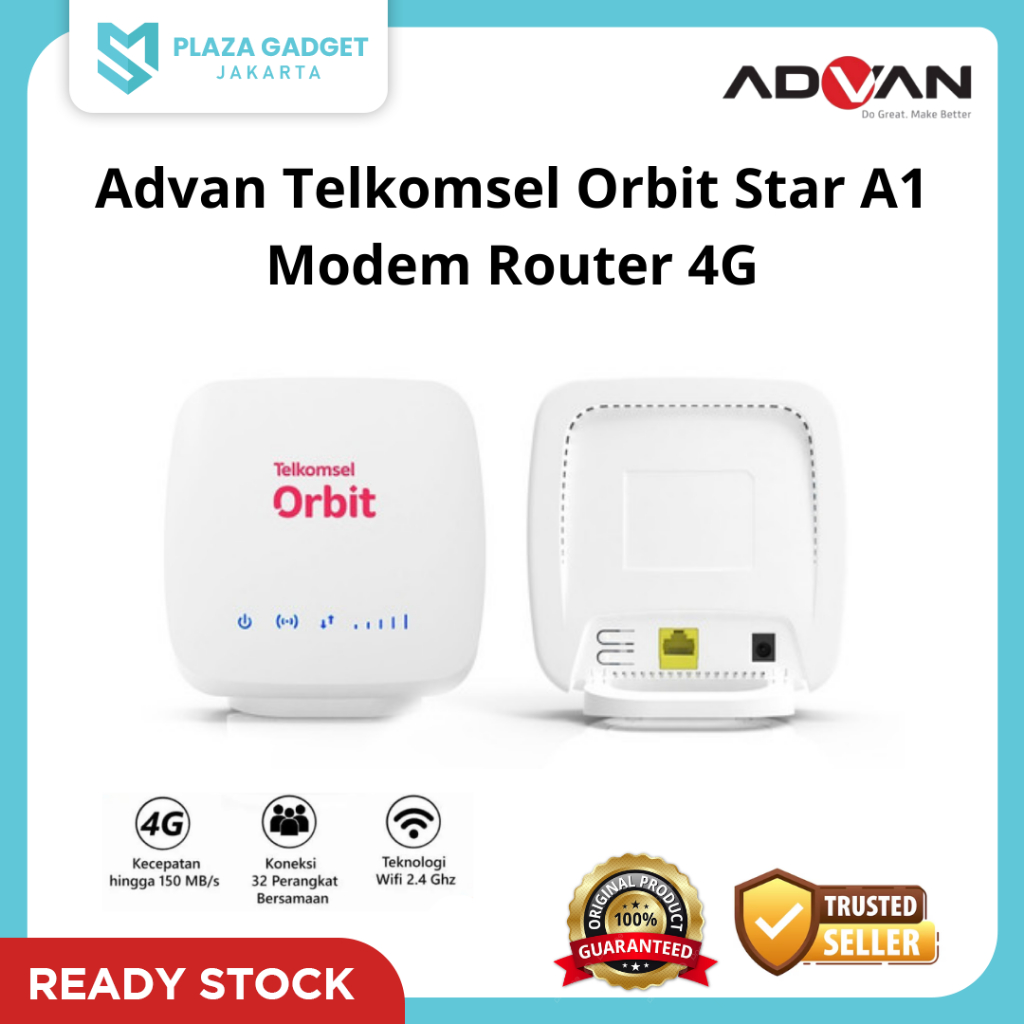 Jual Model Telkomsel Orbit Star A1 advan Modem Router 4G WiFi High ...
