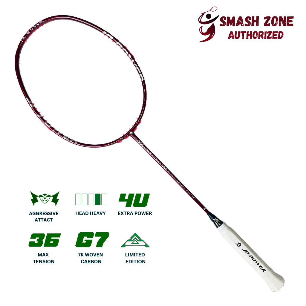 Jual Raket Badminton JP POWER Ziven Power Woven Limited Edition ...