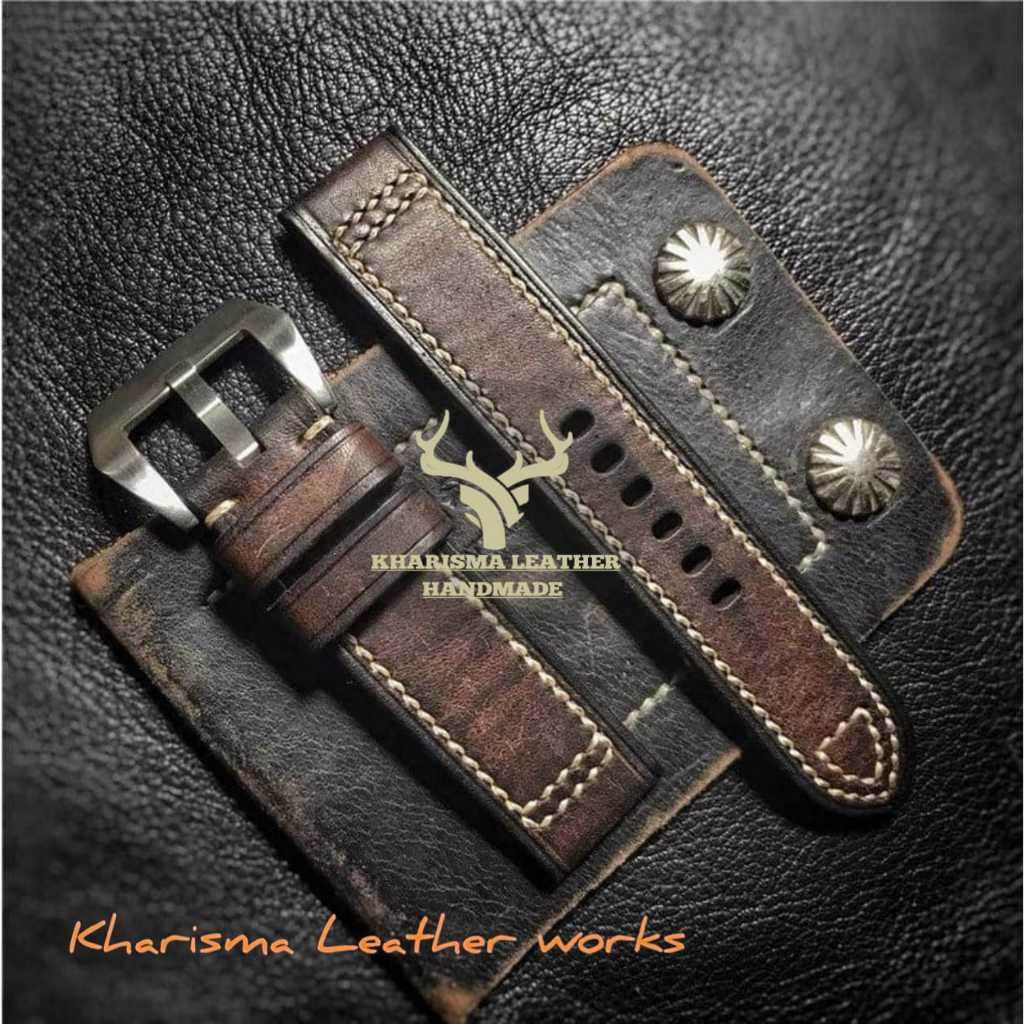 Jual strap jam tanga kulit original/strap jam tangan kulit model ...
