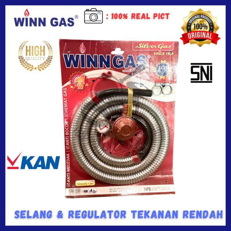 Jual Selang Gas Regulator Winn Gas W38 / Selang Gas Regulator Tekanan ...