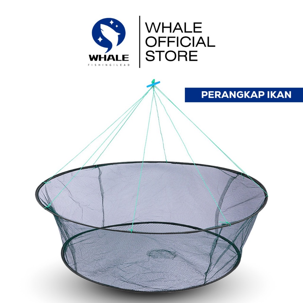 Jual WHALE - Jaring Perangkap Ikan Jaring Ikan bulat Ukuran 80cm-100cm ...
