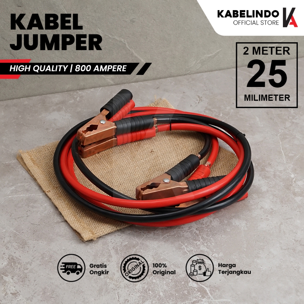 Jual Kabel Jumper Aki 800 Ampere Car Emergency Battery Accu Cable Jumper Jumbo High Quality ...