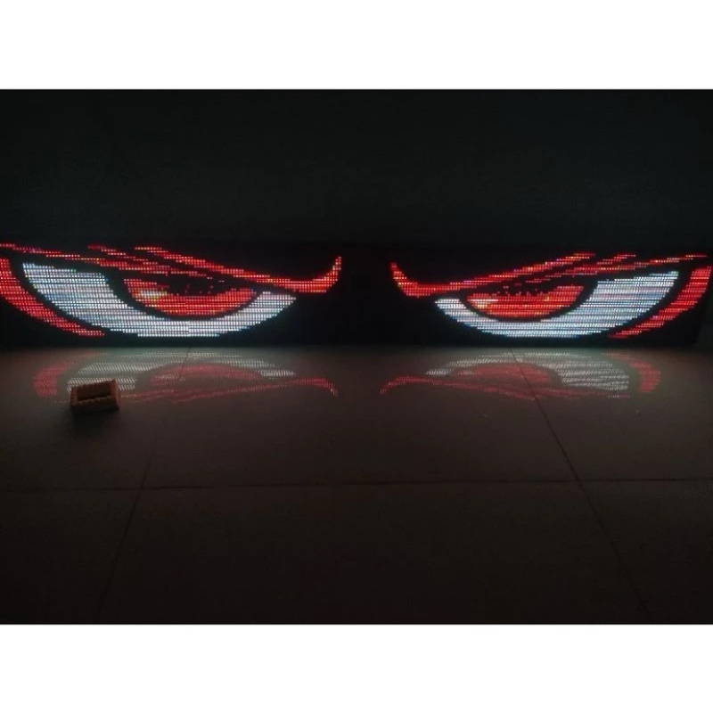 Jual [COD] LAMPU STROBO MATA TEXT Running text P5 tipis slim 12/24 volt ...