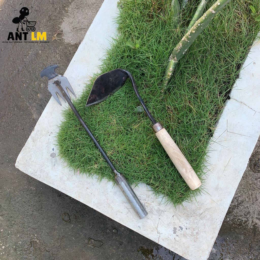 Jual Gatul Koret Rumput Dan Cangkul Pencabut Rumput Full Besi - Koret ...
