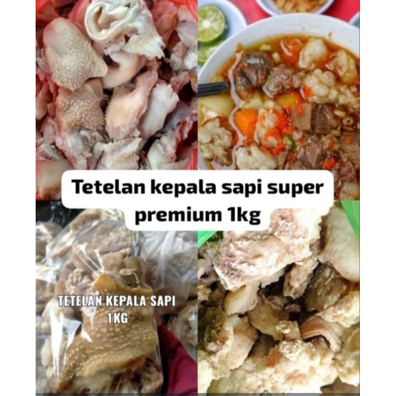 Jual tetelan kepala sapi|1kg|tetelan daging|frozen food bandung ...