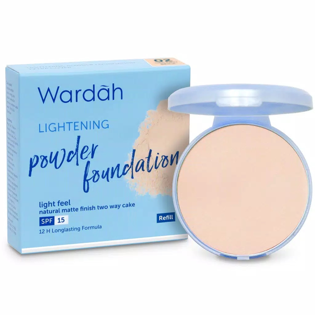 Jual ( REFIL ) WARDAH Lightening Powder Foundation Light Feel SPF15 ...
