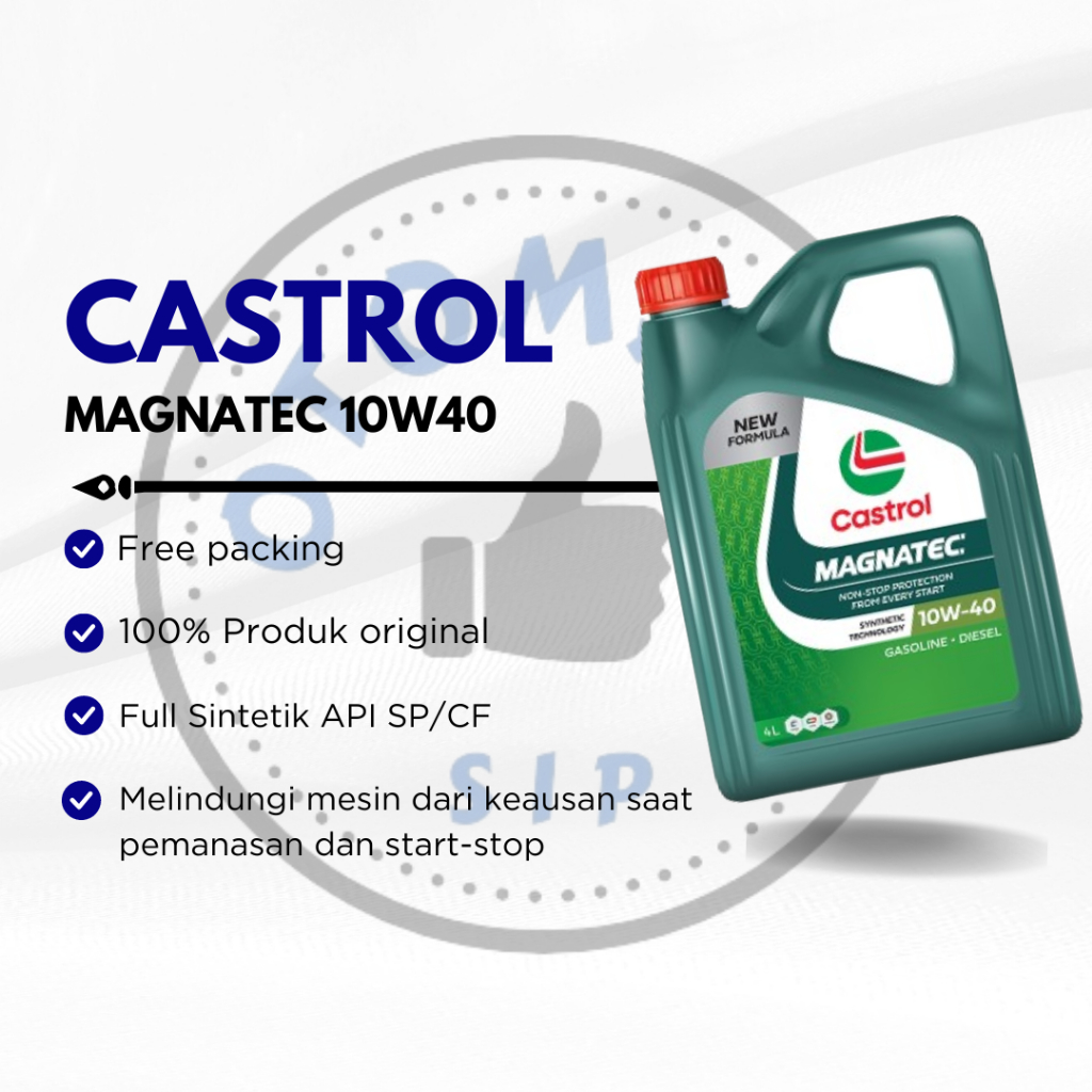 Jual Oli Mesin Mobil Castrol MAGNATEC 10W-40 (4L) | Shopee Indonesia