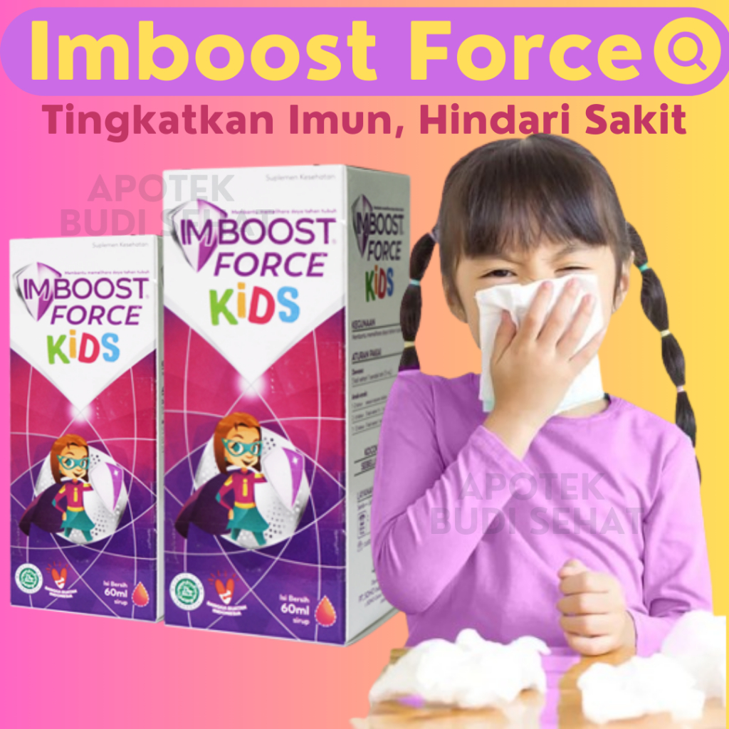 Jual Imboost Force Kids Botol 60ml Memelihara Daya Tahan Tubuh Anak ...