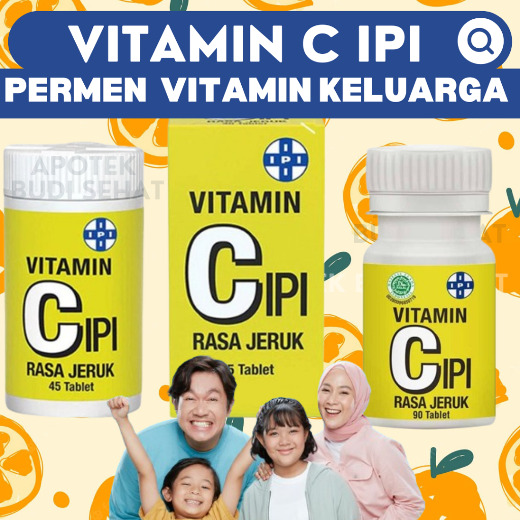 Jual Vitamin IPI Vitamin C IPI Vit C IPI Vitamin C Anak Vitamin Anak Vitamin Dewasa botol isi 45 ...