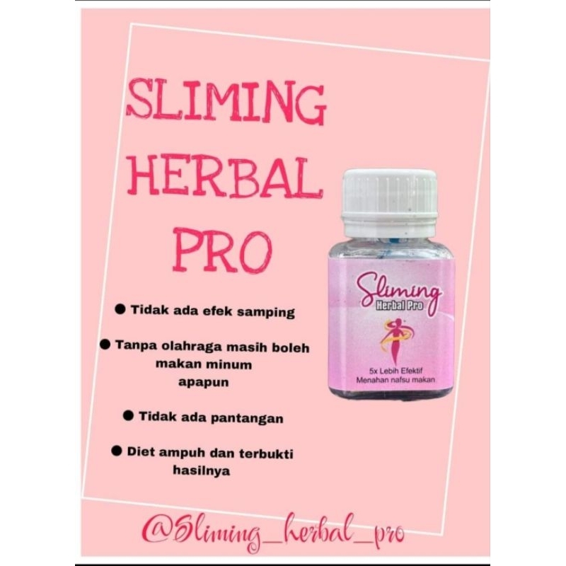 Jual SLIMING HERBAL PRO ( 15 kapsul ) | Shopee Indonesia