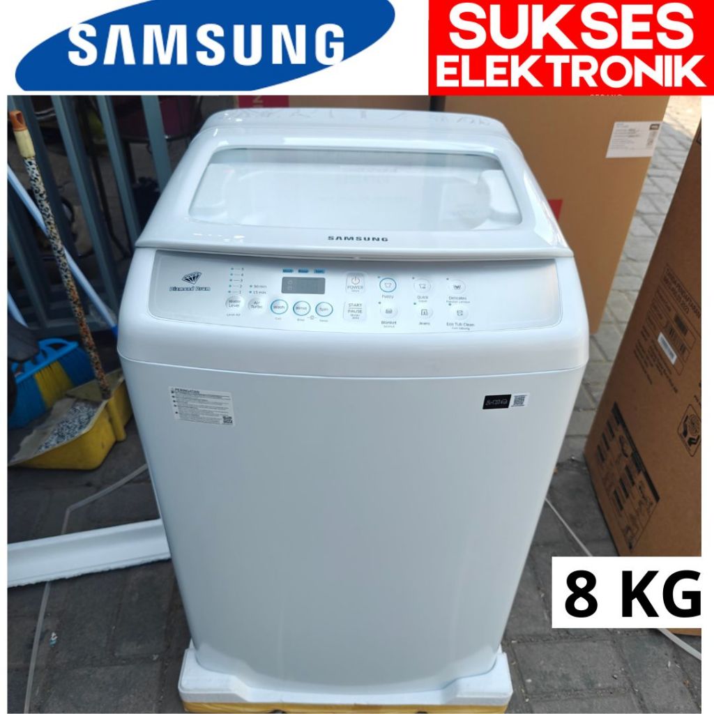 Jual MESIN CUCI 1 TABUNG SAMSUNG 8KG WA-80H4000 OTOMATIS 80 H4000 8 ...