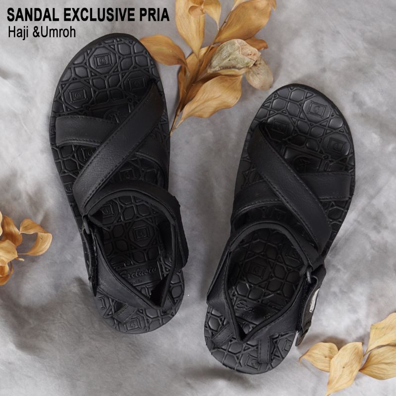 Jual Sandal Haji Umroh Hitam Exclusive Perlengkapan Haji Umroh | Shopee ...