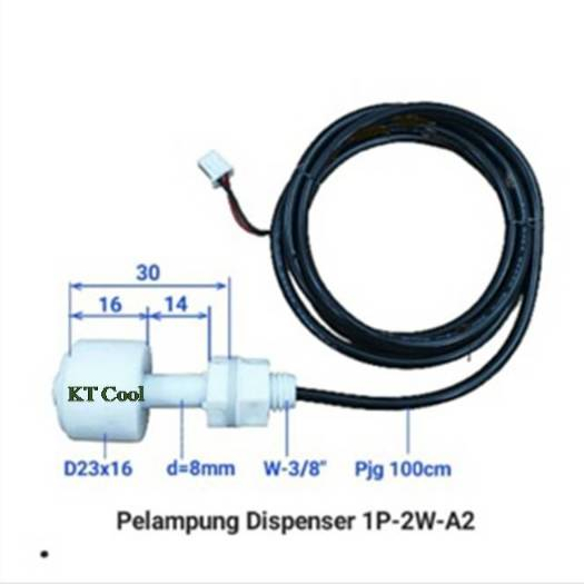 Jual PELAMPUNG DISPENSER GALON BAWA KABEL HITAM | Shopee Indonesia