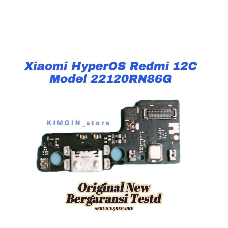 Jual Konektor Cas Papan Pcb Konektor Cas Mic Redmi 12C Original ...