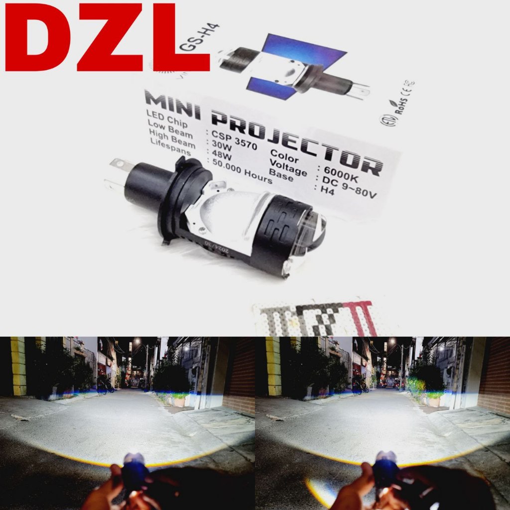 Jual Lampu utama led mini h4 vinyx gs H4 projector gs-h4 | Shopee Indonesia