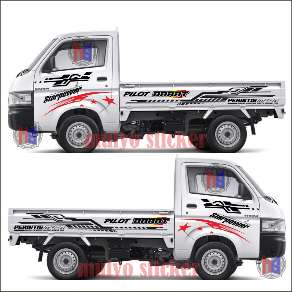 Jual Stiker mobil new caary stiker mobil carry pick up terbaru stiker ...