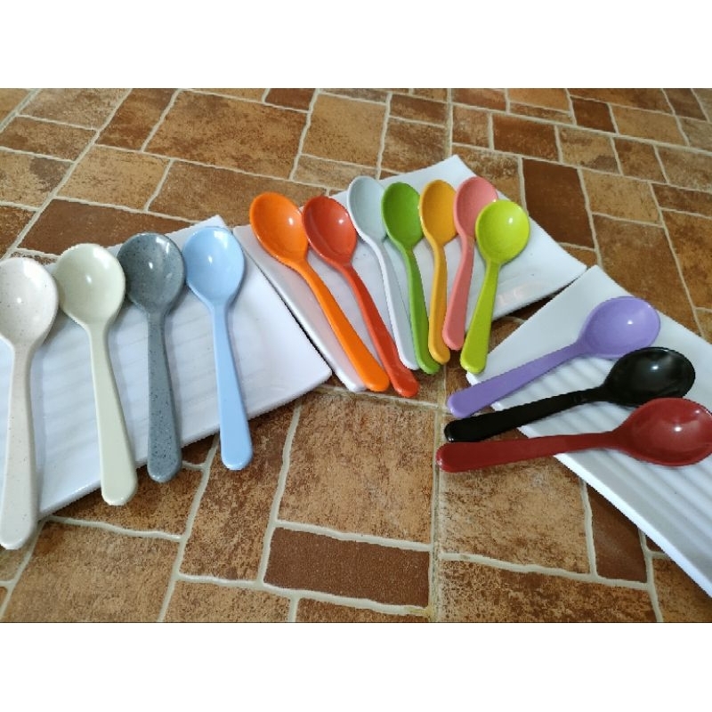 Jual 6 Sendok Makan Melamin Korea 100%Melamin (NOMOR SNI : 7322:2008 ...