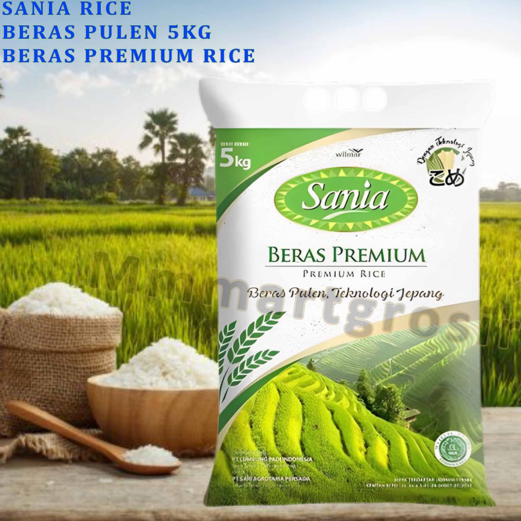 Jual Sania Rice / Beras Premium Rice / Beras Putih Pulen / 5kg | Shopee ...