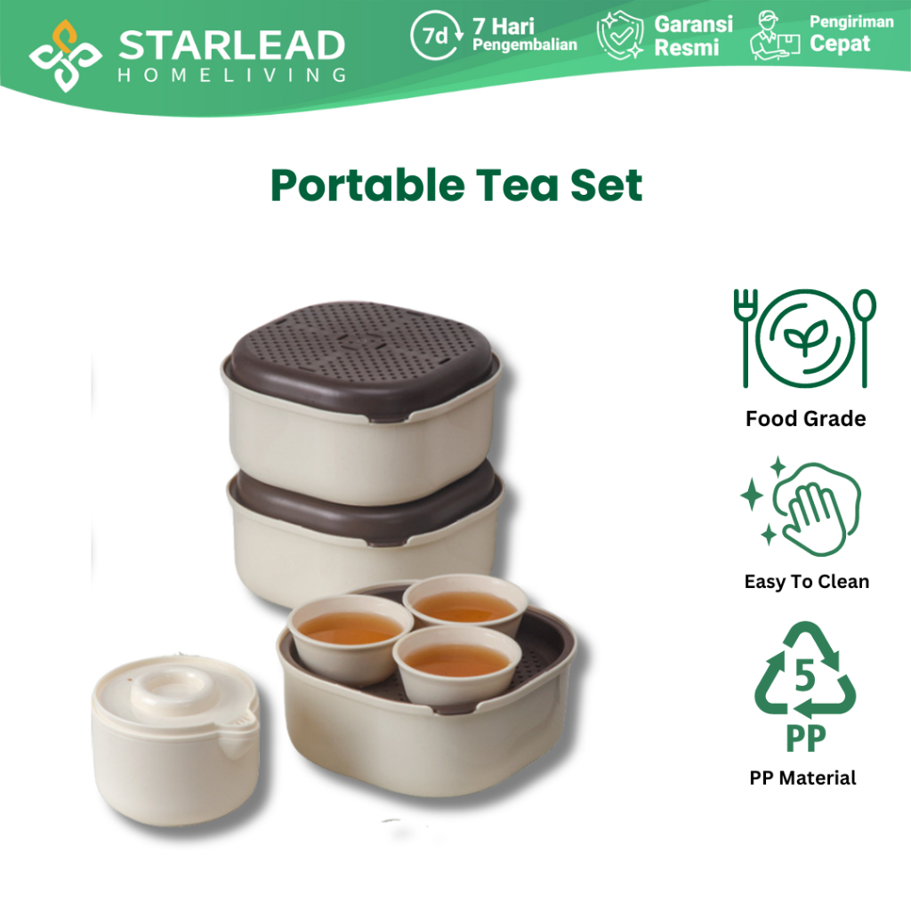 Jual Starlead【COD】Portable Tea Set | Kettle Tea | Shopee Indonesia