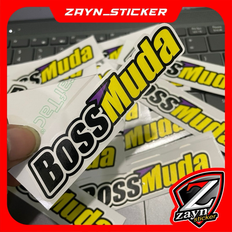 Jual sticker keren boss muda 021 | Shopee Indonesia