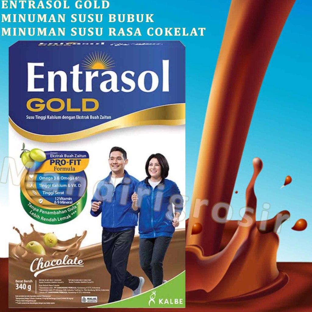Jual Minuman Susu Bubuk * Entrasol Gold * Minuman Susu Rasa Cokelat ...