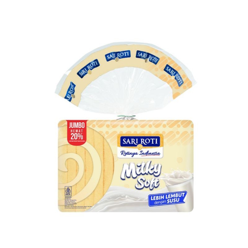 Jual Sari Roti Tawar Milky Soft Rasa Susu Jumbo 540gr | Shopee Indonesia