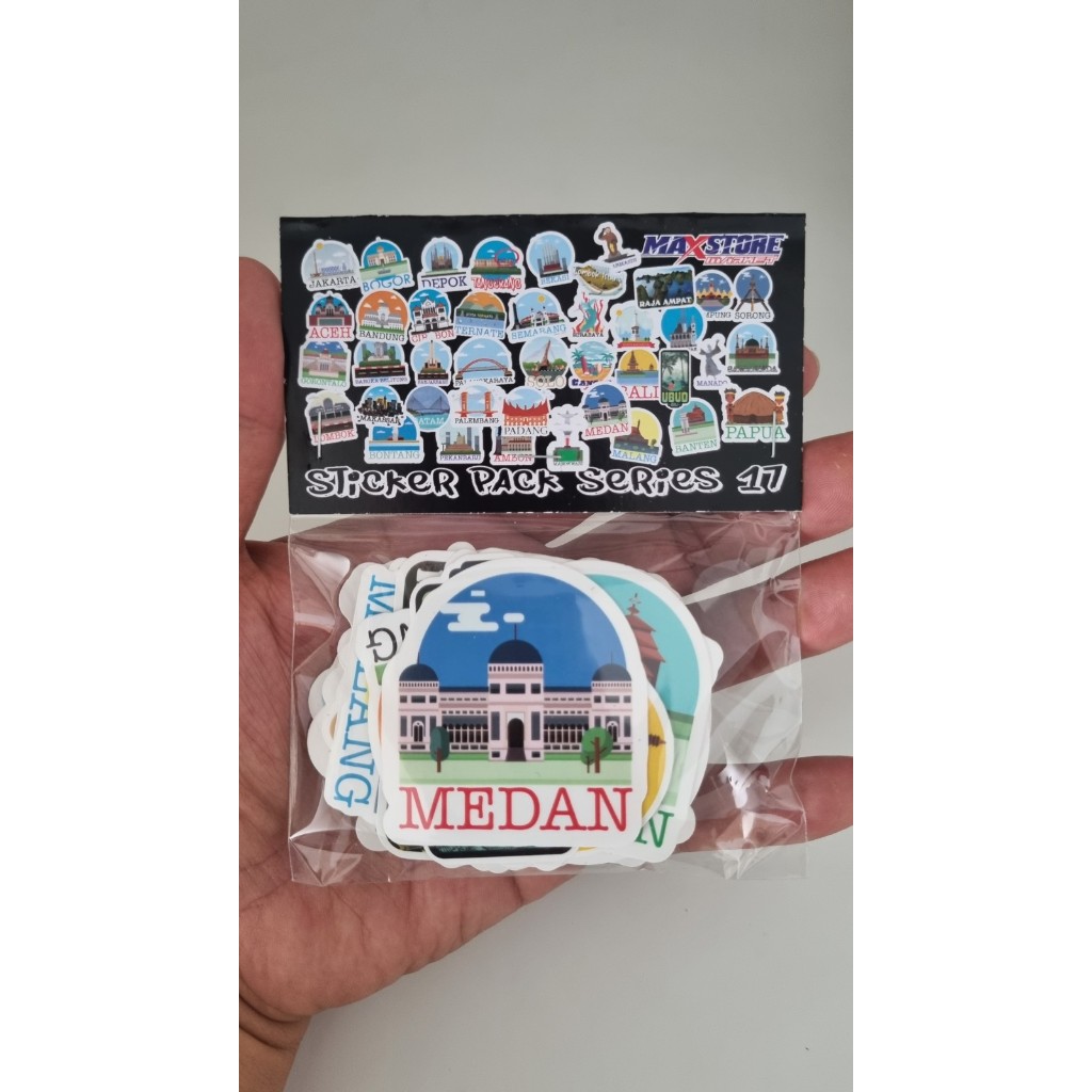 Jual indonesia sticker / stiker kota indonesia / indonesian sticker ...