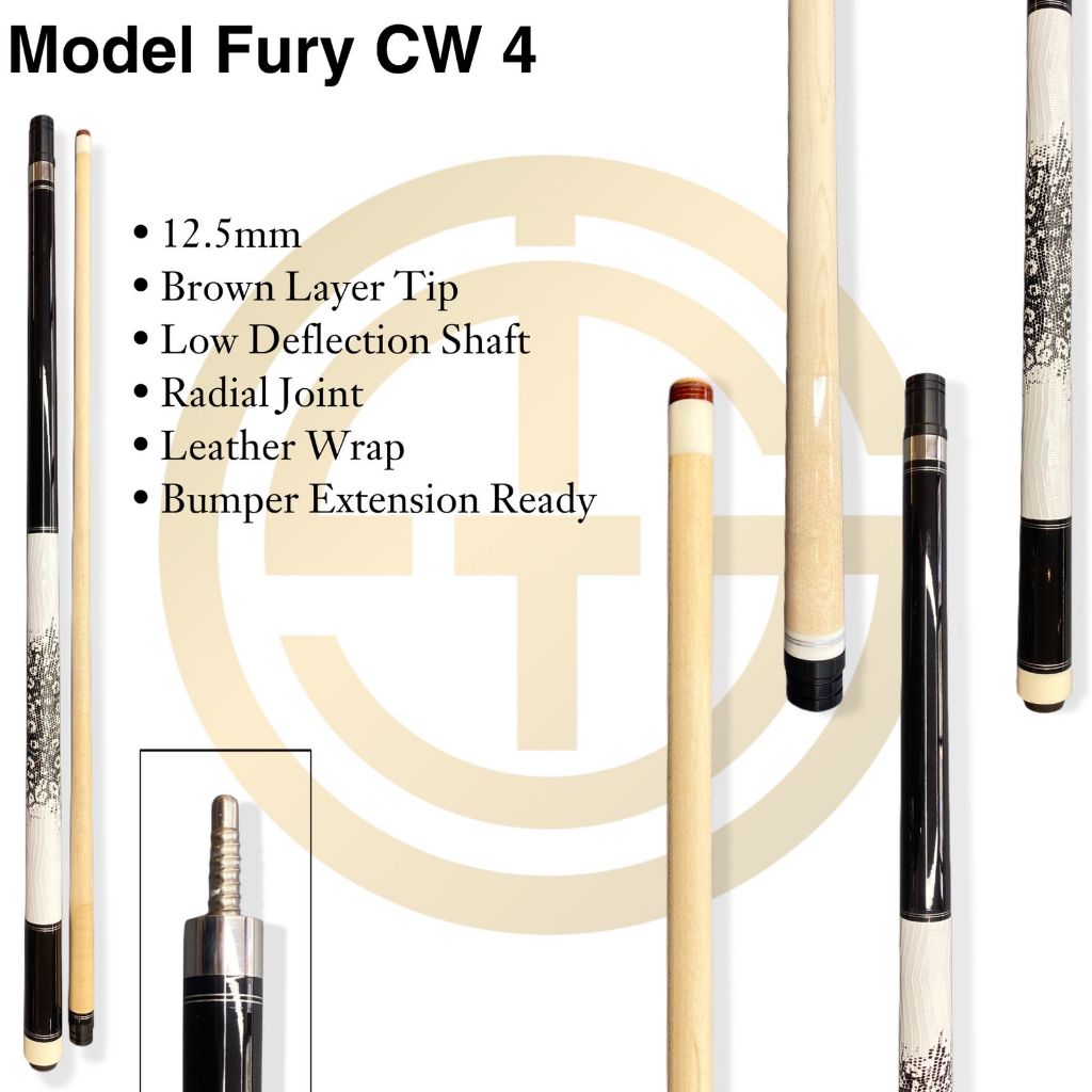 Jual Fury CW 4 no logo, Stik Billiard Play | Shopee Indonesia