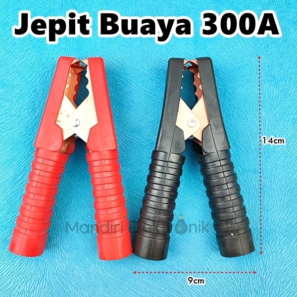 Jual Jepit Buaya Aki 300A Karet Full Capitan Aki Tembaga Alligator Clip ...