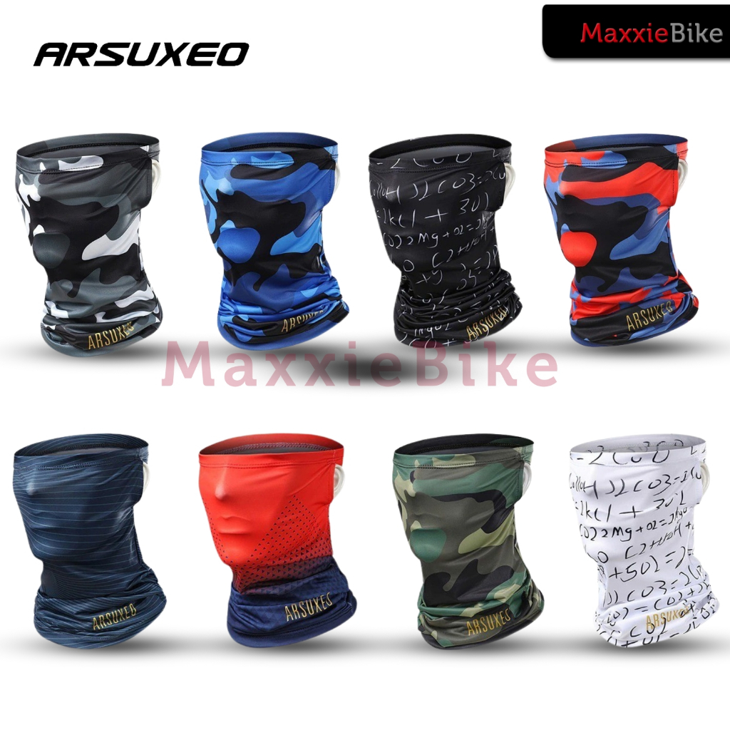 Jual ARSUXEO Masker Wajah Sepeda dan Motor Cycling Bandana Bike Face ...
