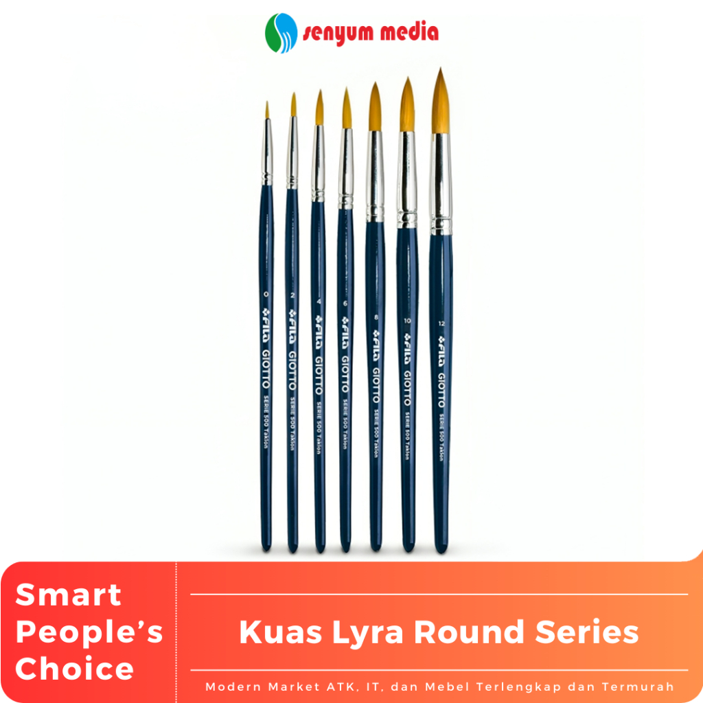 Jual Kuas Lyra Giotto Round Series (1 Pcs) (S:PCS) | Shopee Indonesia