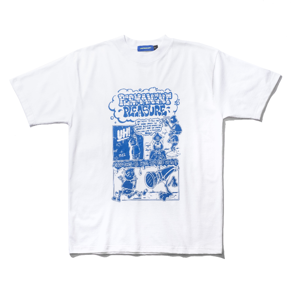 Jual UH! x GNOBERIO Tshirt Heavyweight Cotton - CCTV WHITE | Shopee ...