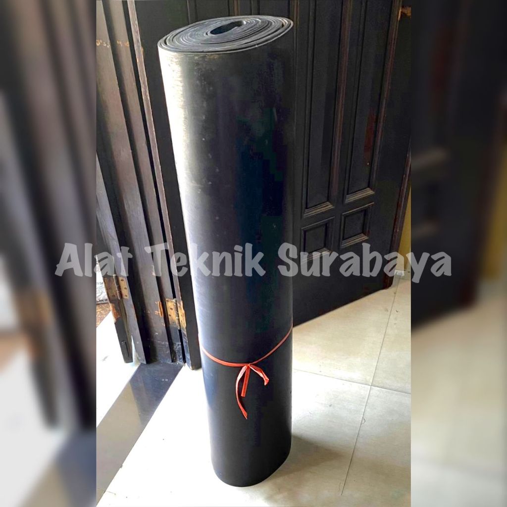 Jual 1 ROLL PACKING KARET 3 / 4 / 5 MM RUBBER SHEET HITAM 3MM 4MM 5MM ...