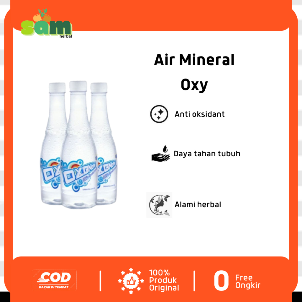 Jual Air Oxy CJDW ORIGINAL harga 1 botol Air OXYGN OXYGEN 470ml ...