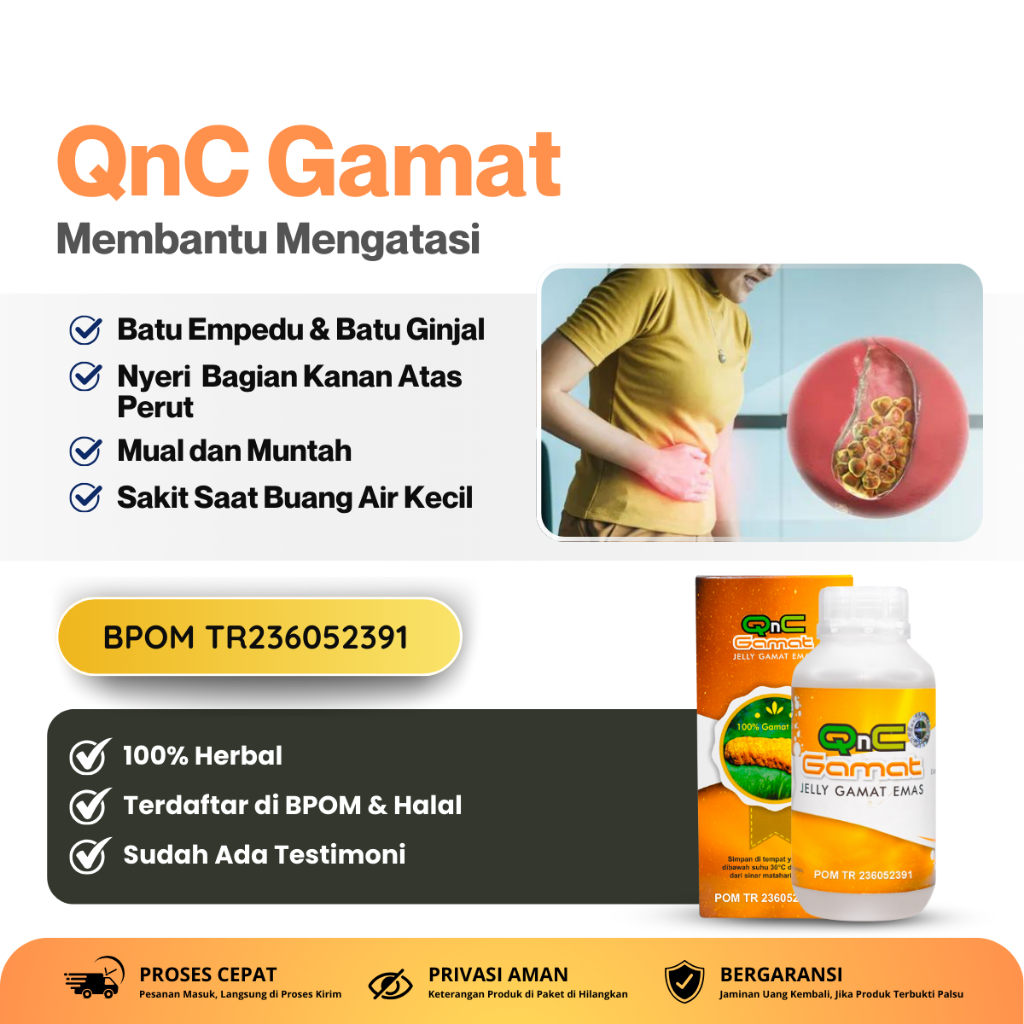 Jual QnC Gamat - Obat Batu Empedu, Obat Penghancur Batu Empedu, Obat ...