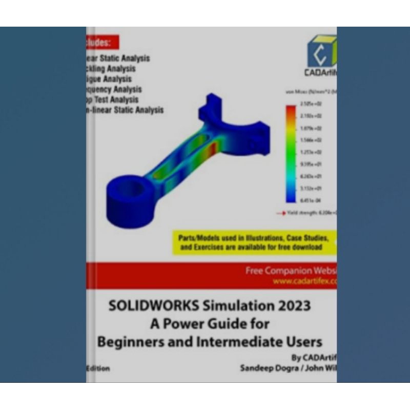Jual Buku SOLIDWORKS Simulation 2023: A Power Guide for Beginners and ...