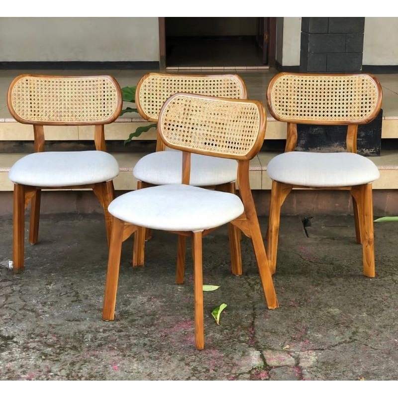 Jual TERMURAH!!! KURSI KACANG/KURSI KACANG ROTAN/KURSI CAFE KACANG | Shopee Indonesia