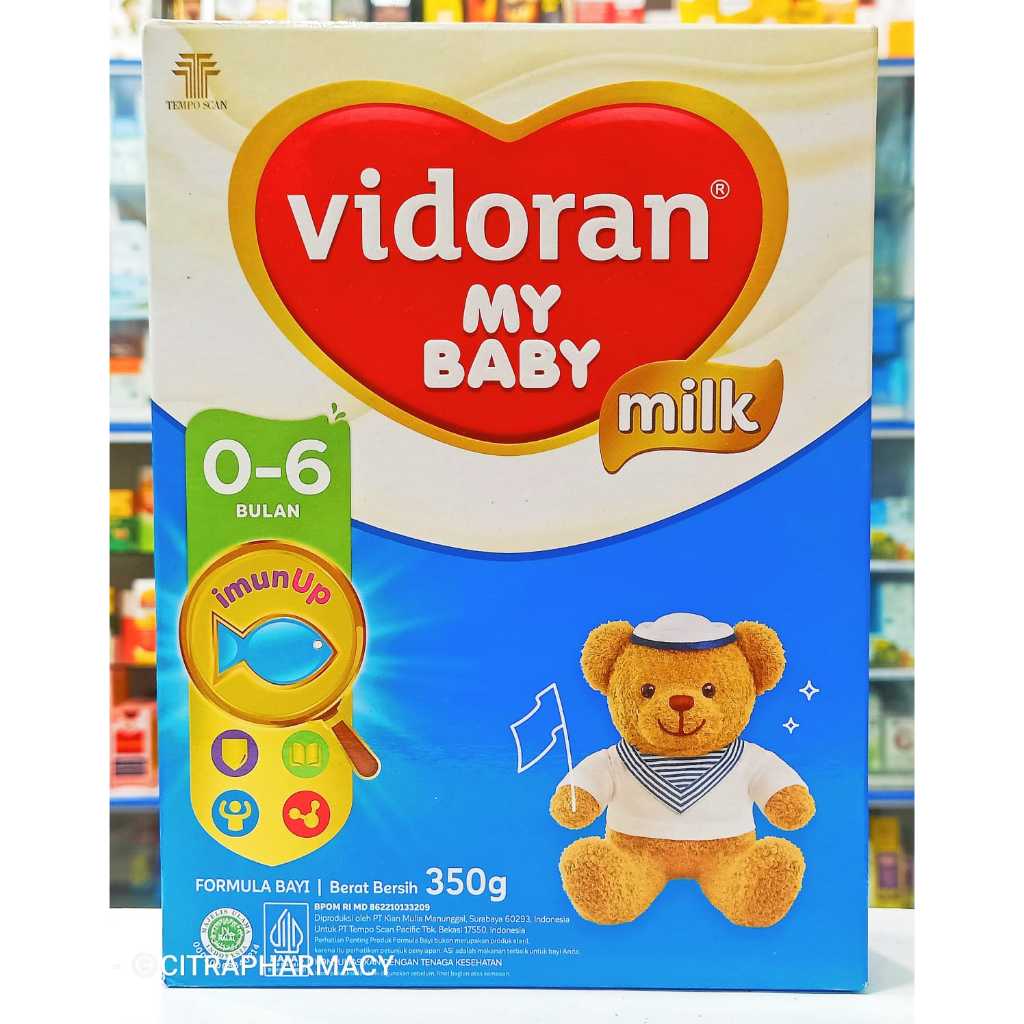 Jual Susu Vidoran My Baby (𝟎-𝟔 𝐁𝐮𝐥𝐚𝐧) 𝟑𝟓𝟎𝐆𝐑 - Susu Formula Untuk Bayi ...