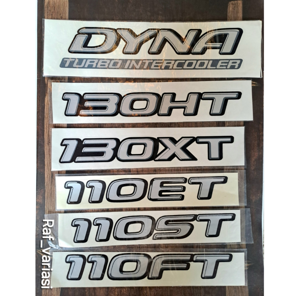Jual Stiker dyna turbo intercooler / stiker mobil dyna turbo ...