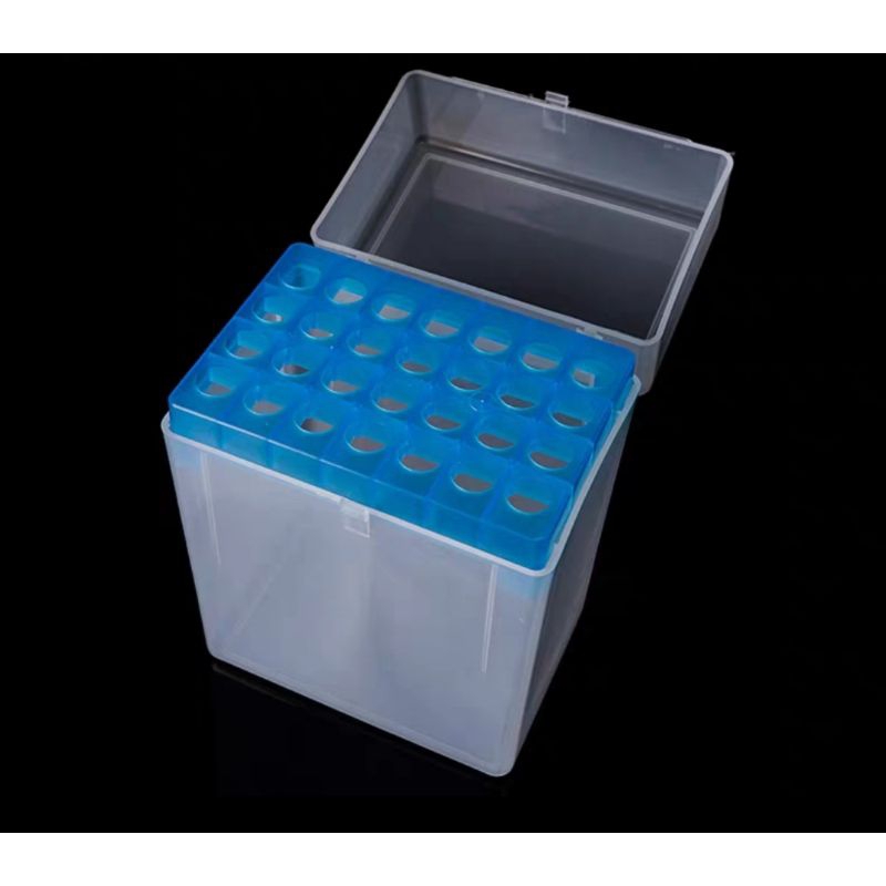 Jual Rak pipet tips 5 ml pipette tips rack 5 ml tips rak 28 lubang ...