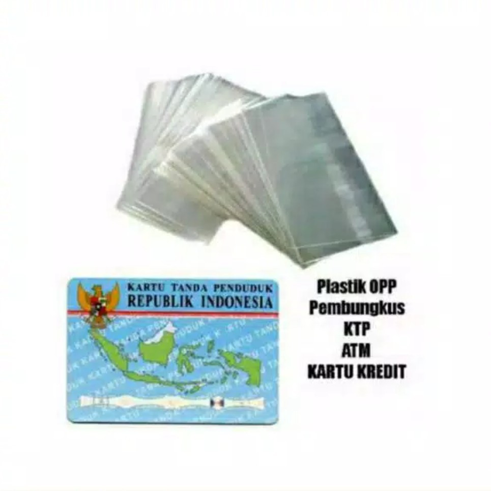 Jual HANS !! LAPISAN Bening Plastik KARTU KTP ATM SIM COVER PELINDUNG ...
