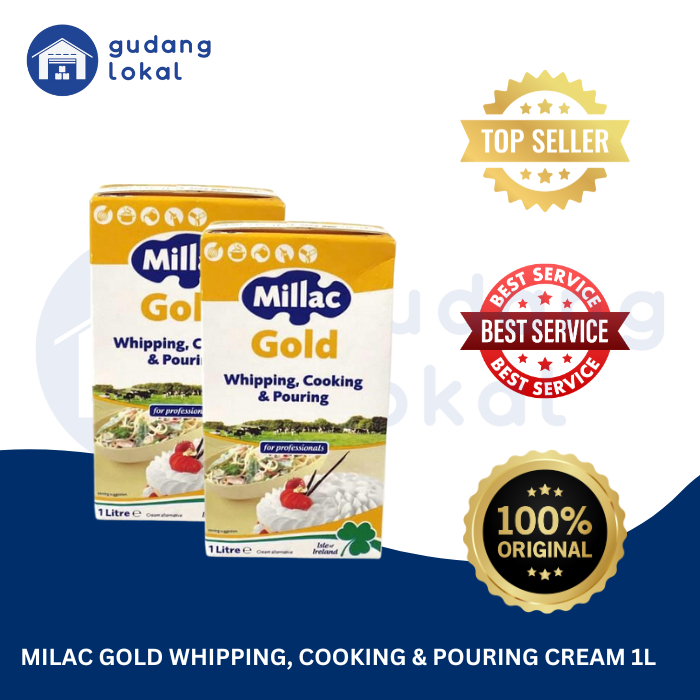 Jual Milac Gold Whipping Cream 1L | Shopee Indonesia