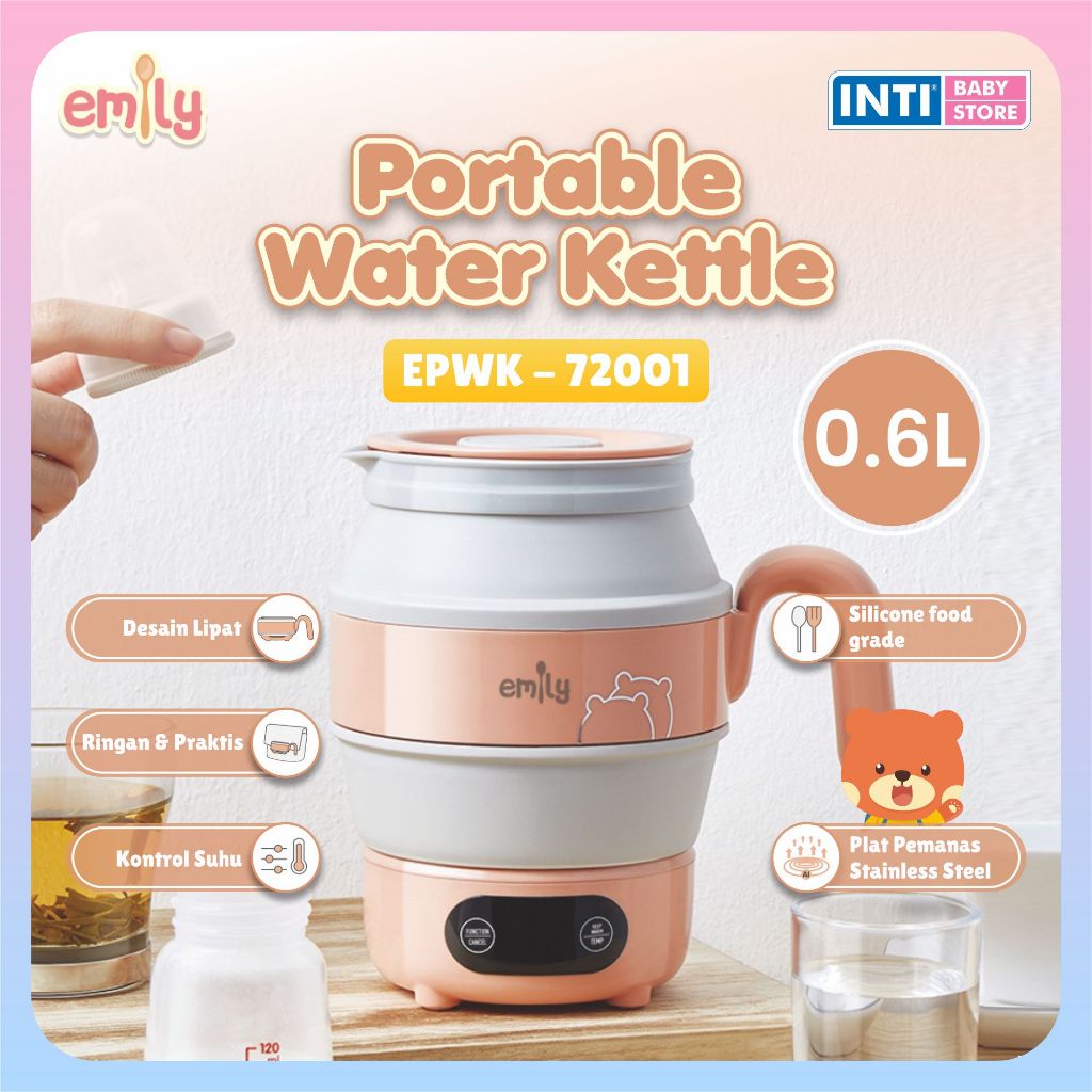 Jual Emily - Portable Water Kettle 0,6L | Teko Listrik | Pemanas Air ...