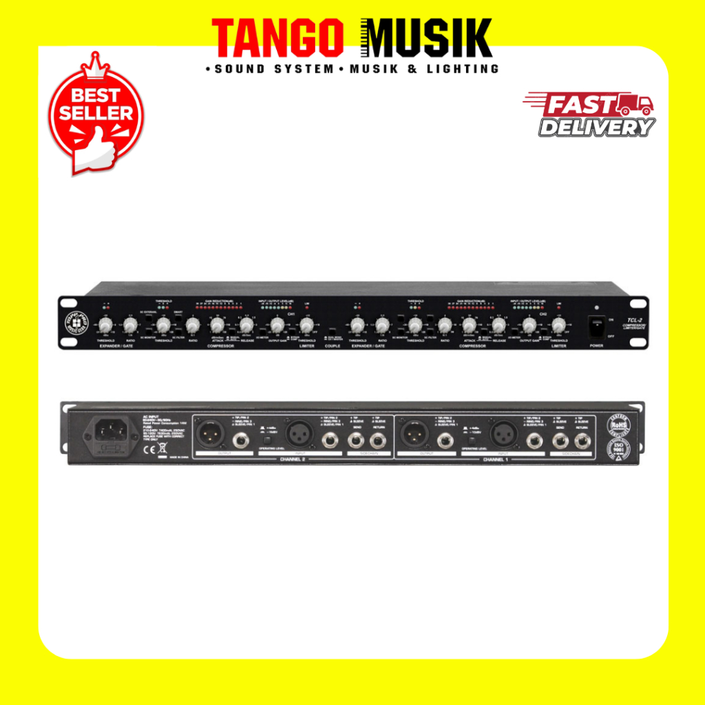 Jual TOPP PRO TCL-2 Compressor / Limiter / Gate 2 Channel Original 101% ...