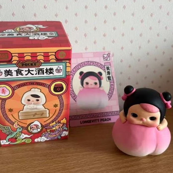 Jual Pucky the Feast - Longevity Peach Original Pop Mart | Shopee Indonesia